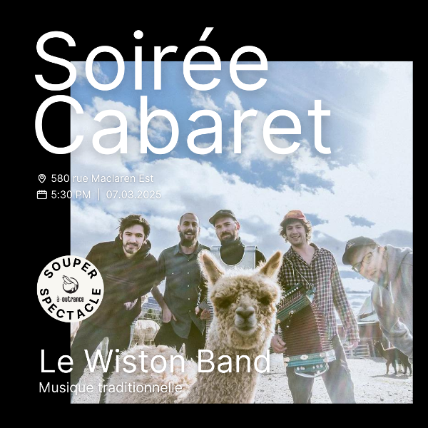 Le Winston Band - Soirée traditionnelle - Carrefour culturel Estacade ...